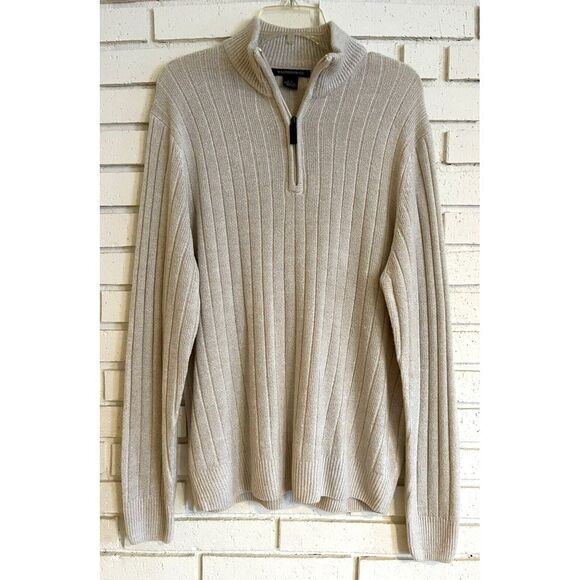Weatherproof | Sweaters | Weatherproof Vintage Cream Soft Knit Quarter ...